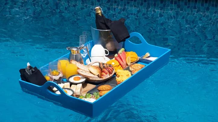 Floating Breakfast | Best Beach Resort in Boracay with Private Pools ...